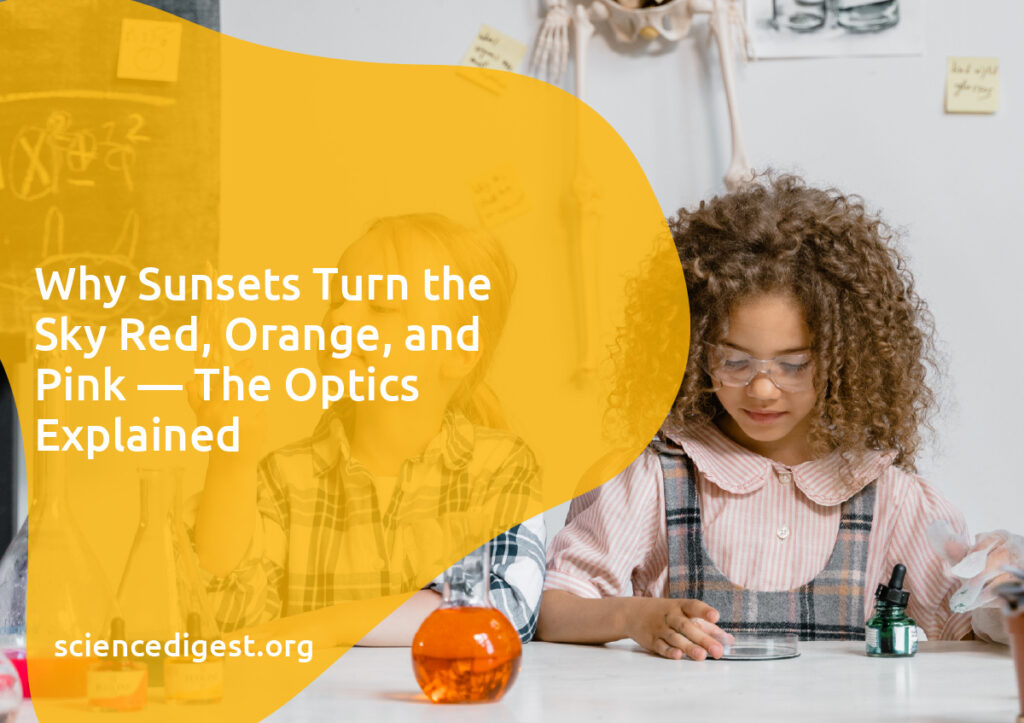 Why Sunsets Turn the Sky Red, Orange, and Pink — The Optics Explained